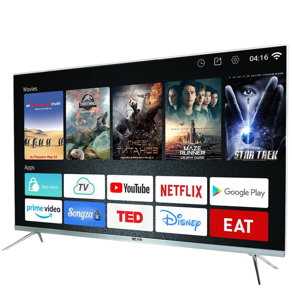 NEON ULTRA THIN FRAMELESS SMART TV 4K 55 INCH